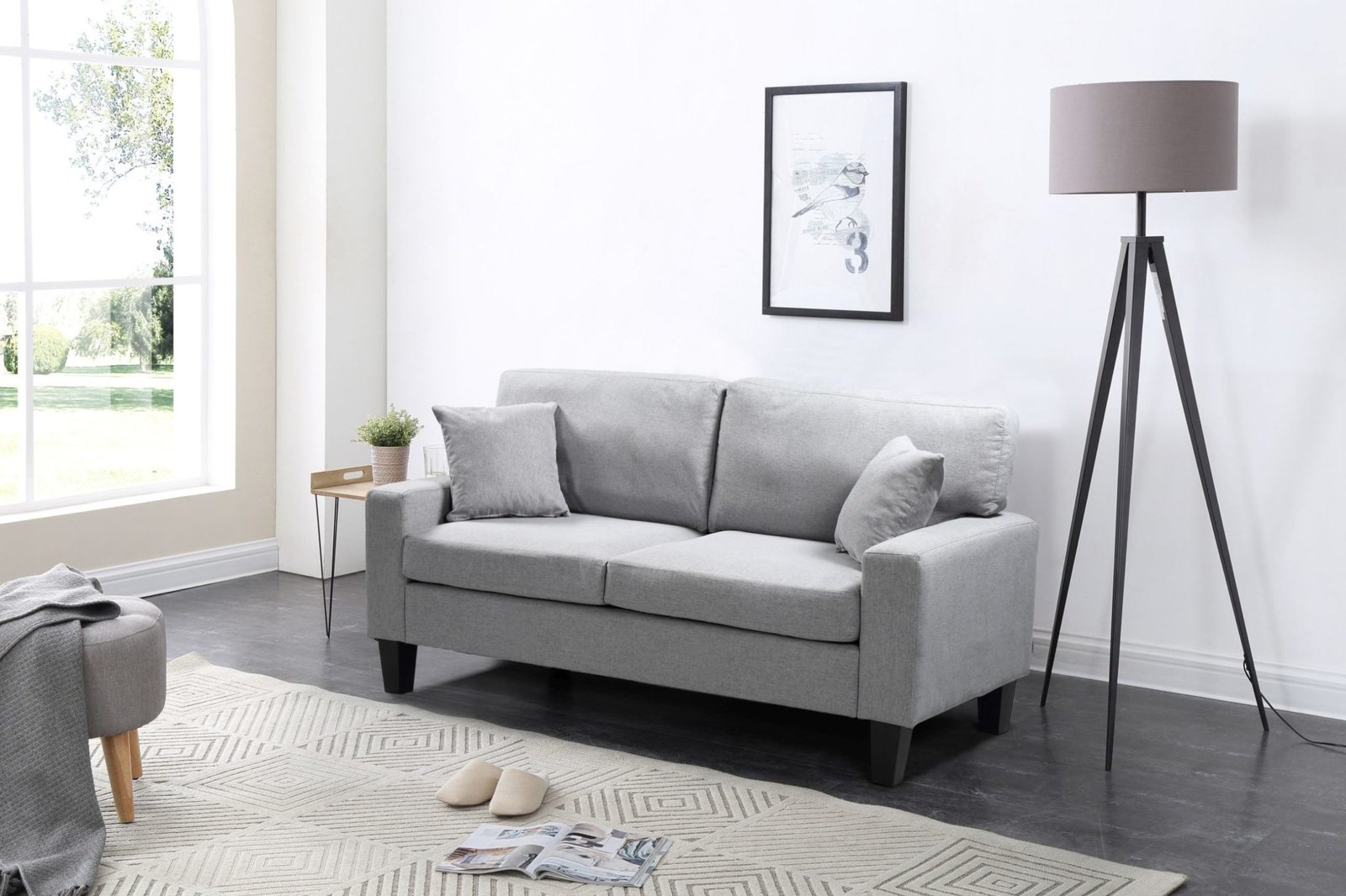 Zara 3-PC Sofa Set - Grey - Husky® Furniture and Mattresses